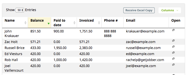 Client Balance Summary Report – Jobber Help Center