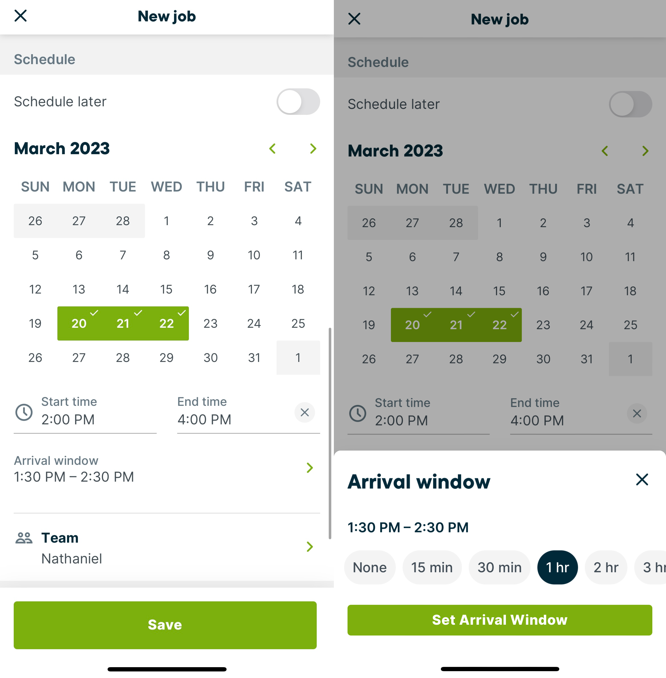 Arrival Windows – Jobber Help Center