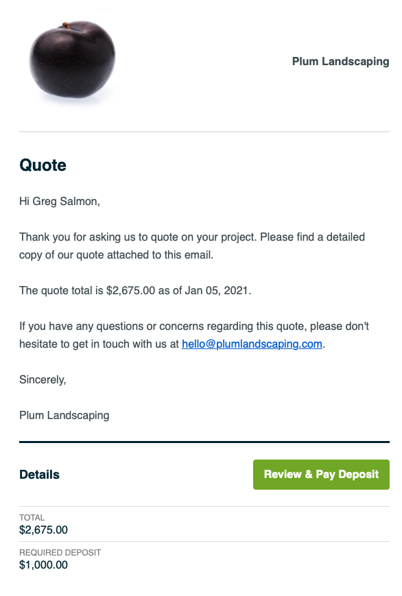 Quote Approvals Jobber Help Center