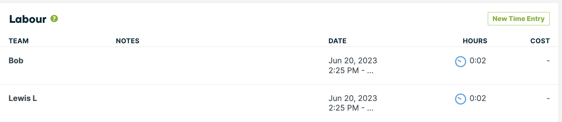 Timesheets – Jobber Help Center