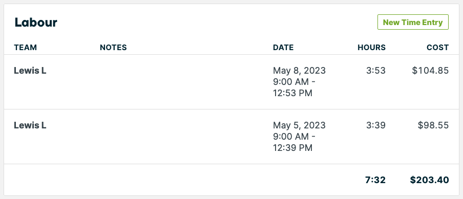 Timesheets – Jobber Help Center
