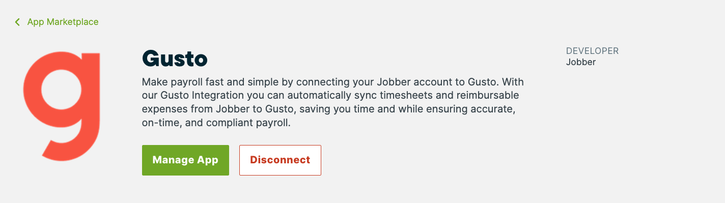 Jobber and Gusto Integration – Jobber Help Center