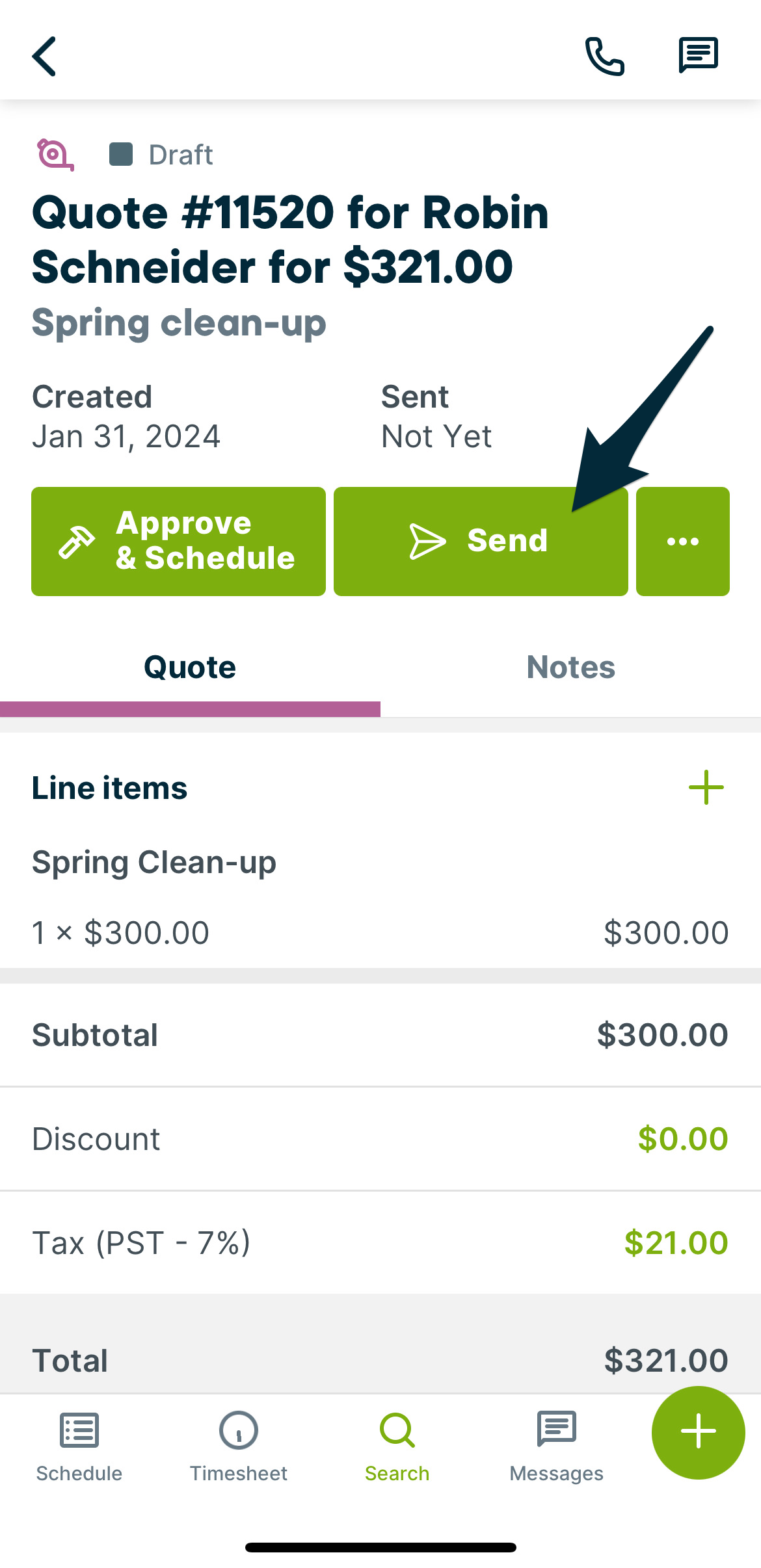 Quotes in the Jobber App – Jobber Help Center
