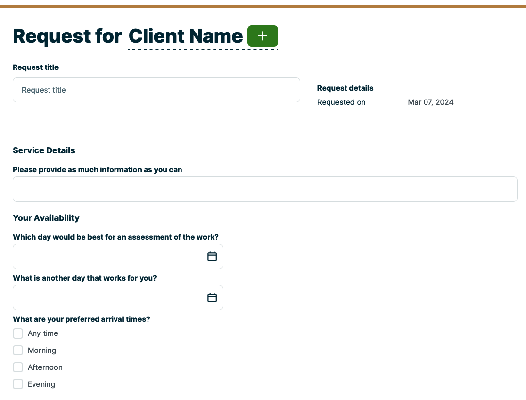 Request Basics – Jobber Help Center