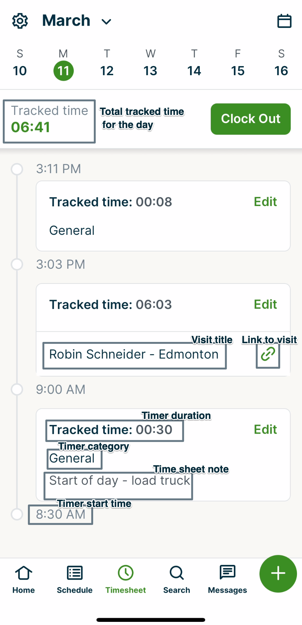 Timers and Time Sheets in the Jobber App – Jobber Help Center