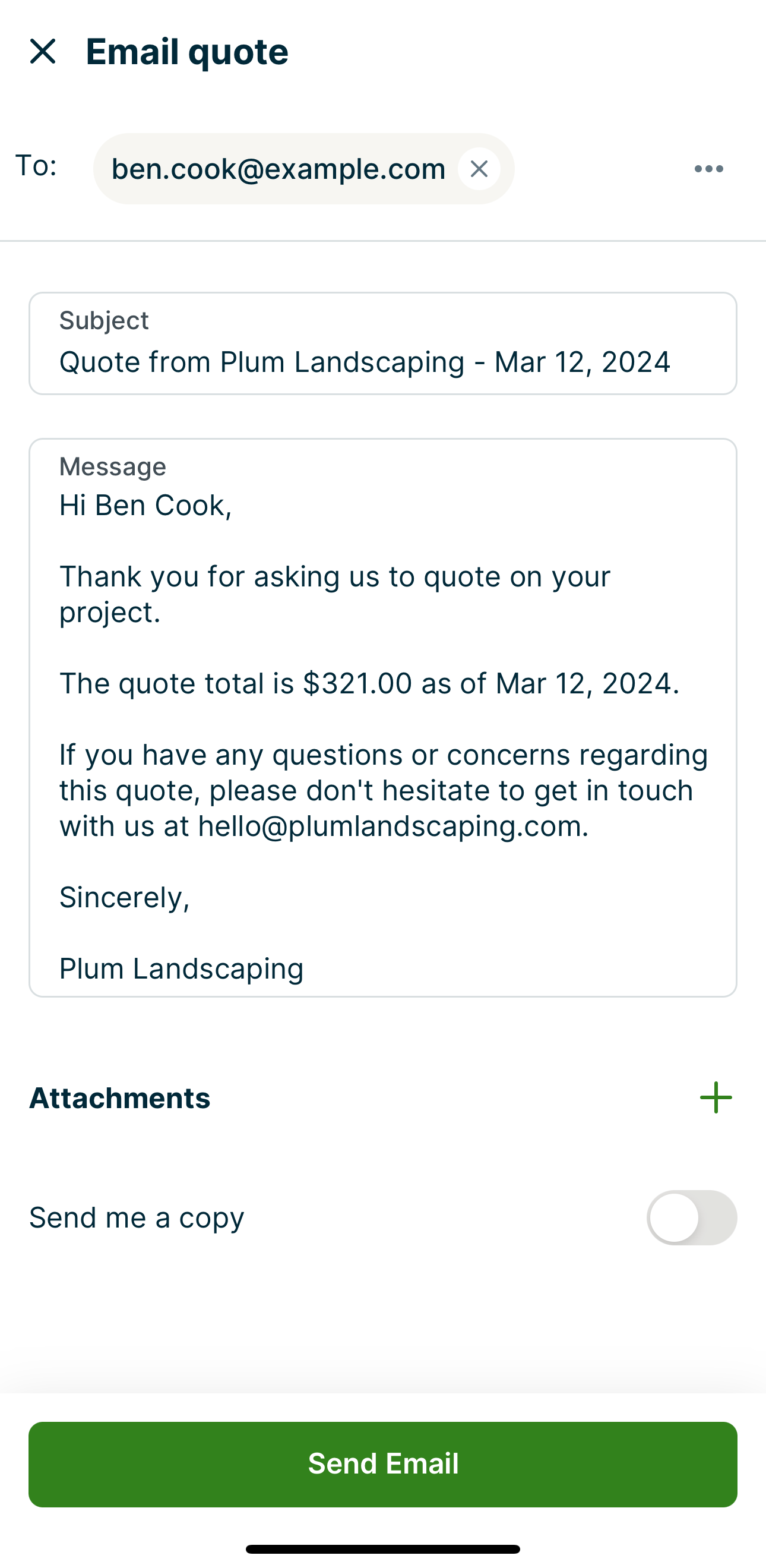 Quotes in the Jobber App – Jobber Help Center