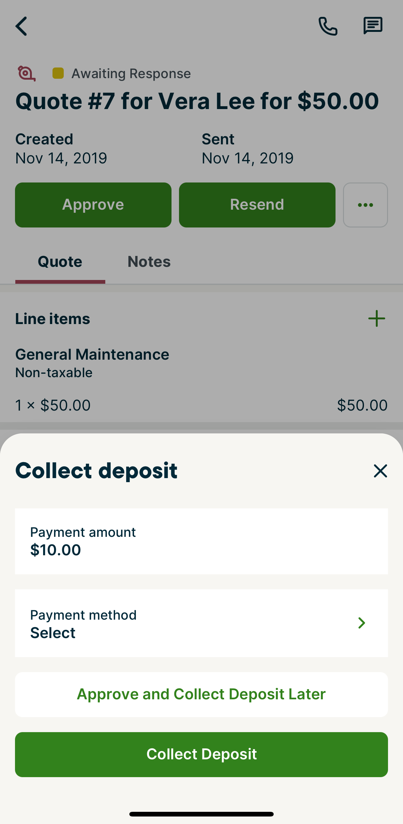 Quotes in the Jobber App – Jobber Help Center