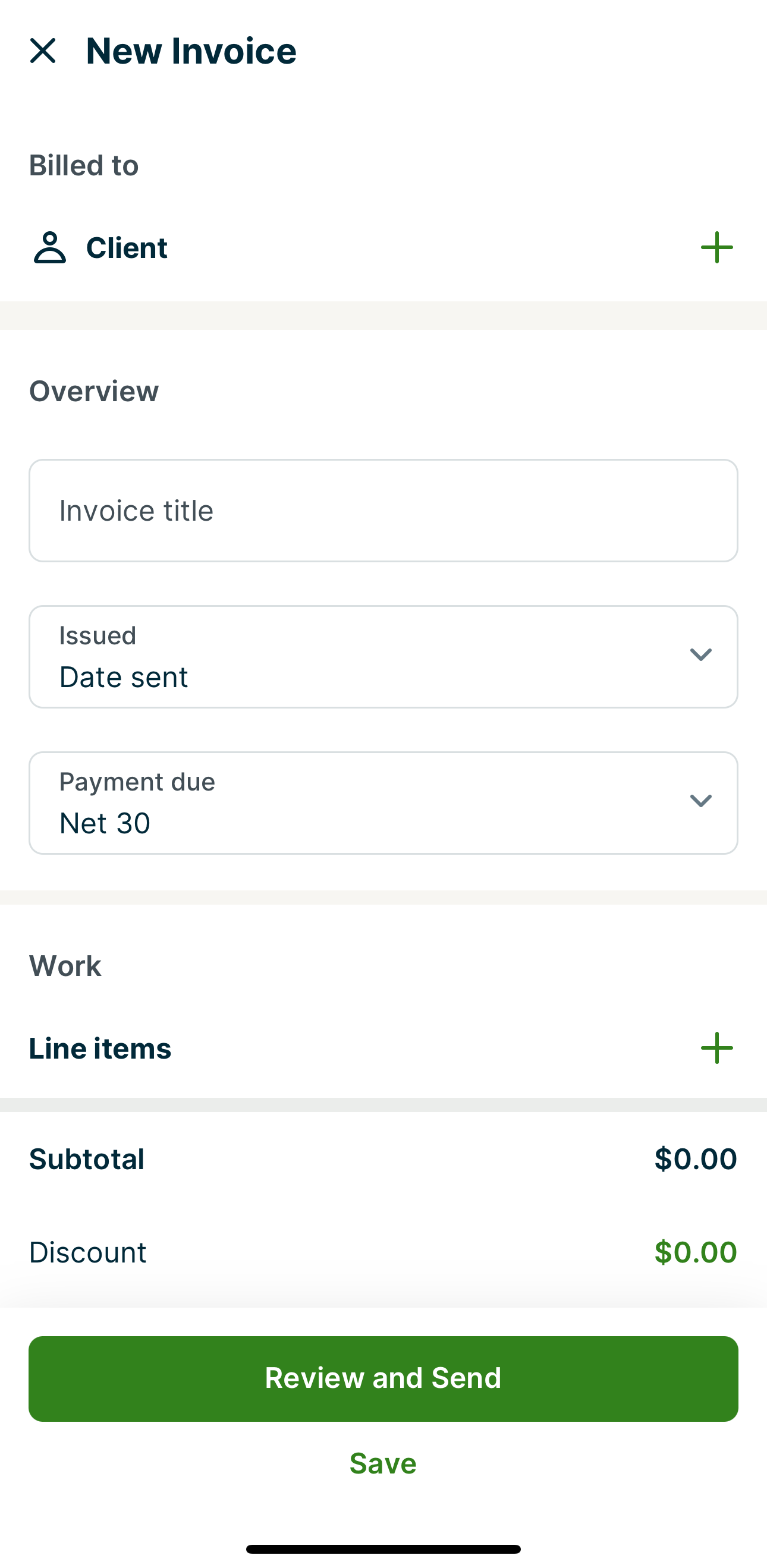 Invoices in the Jobber App – Jobber Help Center