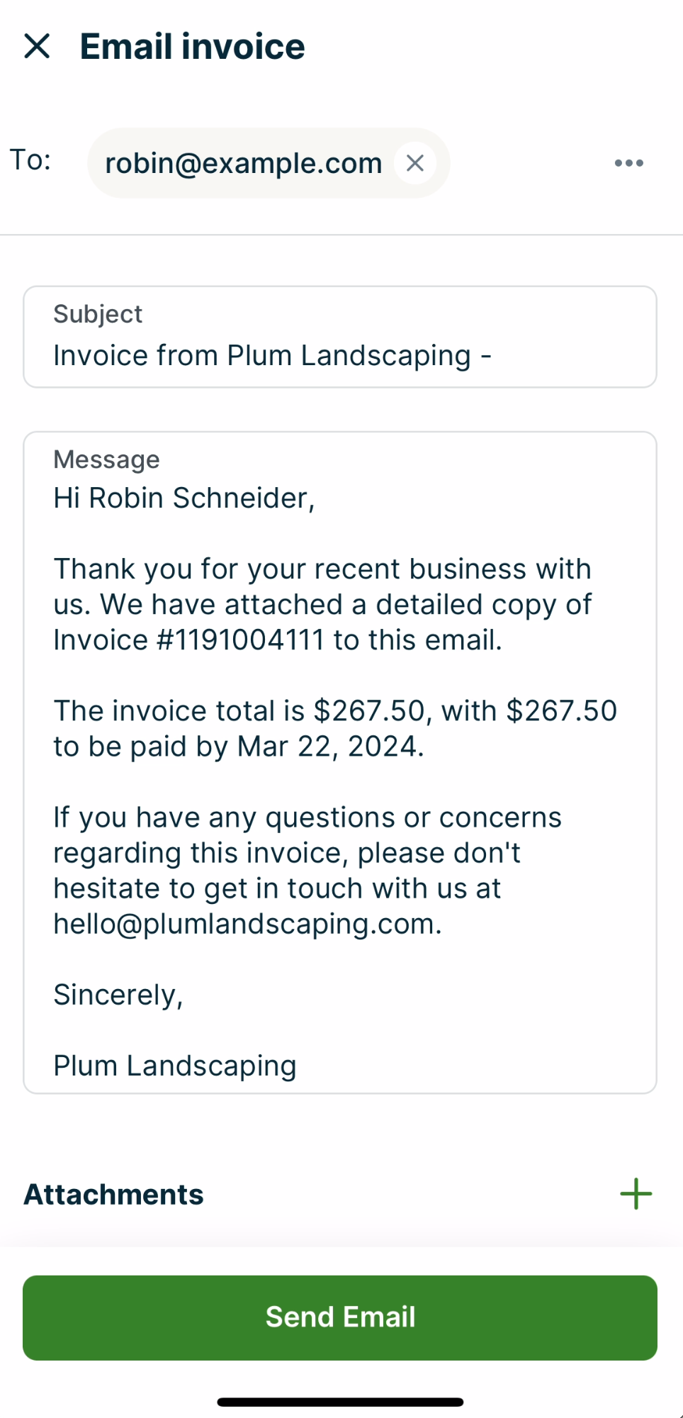 Invoices in the Jobber App – Jobber Help Center