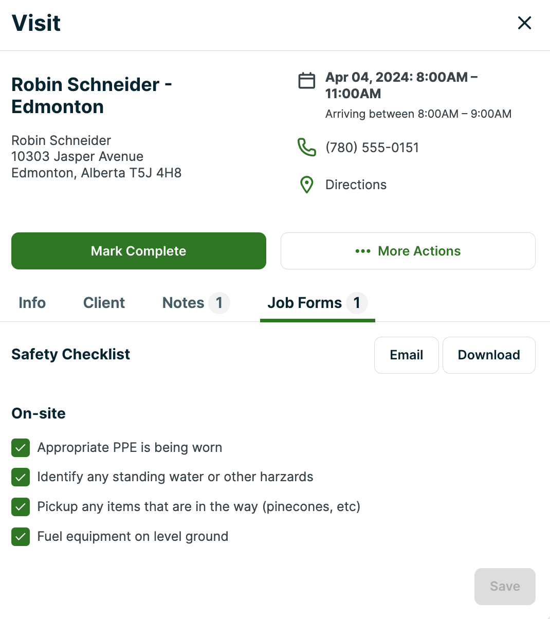Job Forms – Jobber Help Center