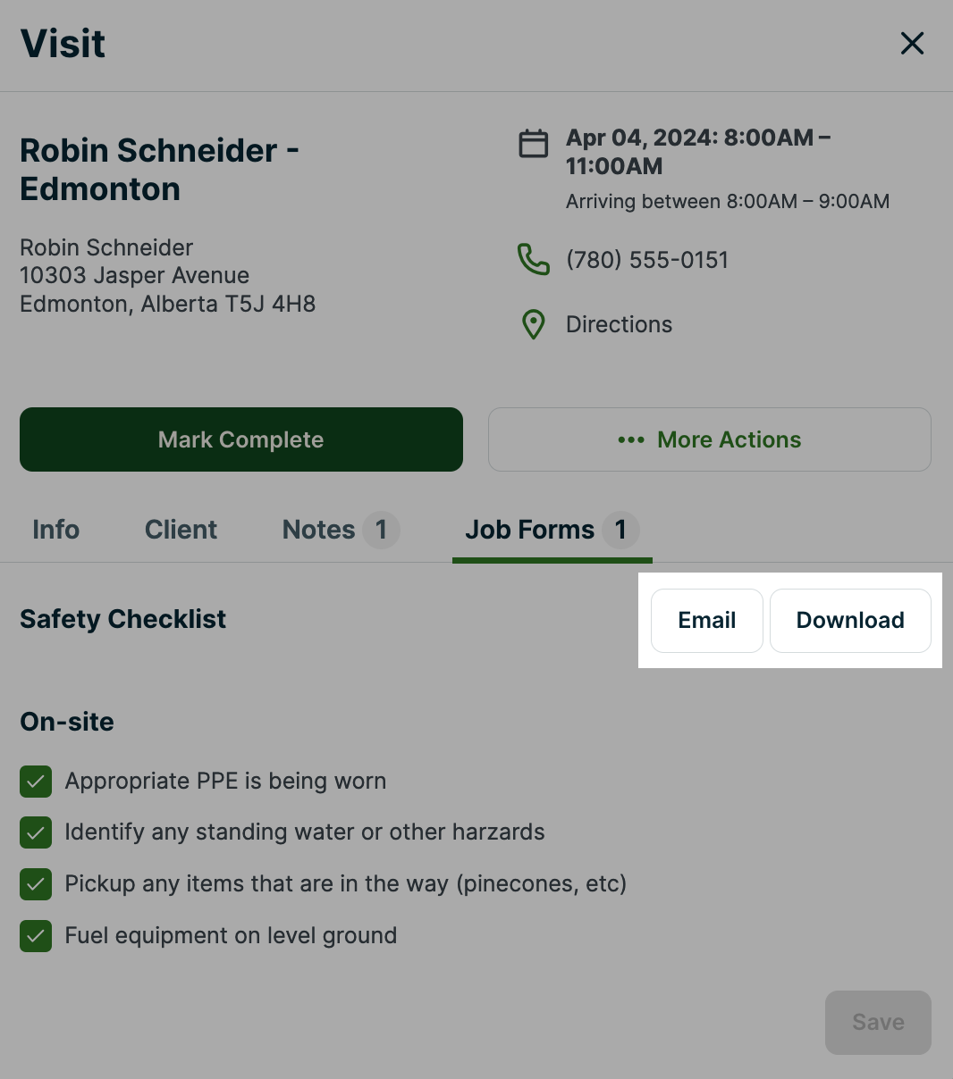 Job Forms – Jobber Help Center