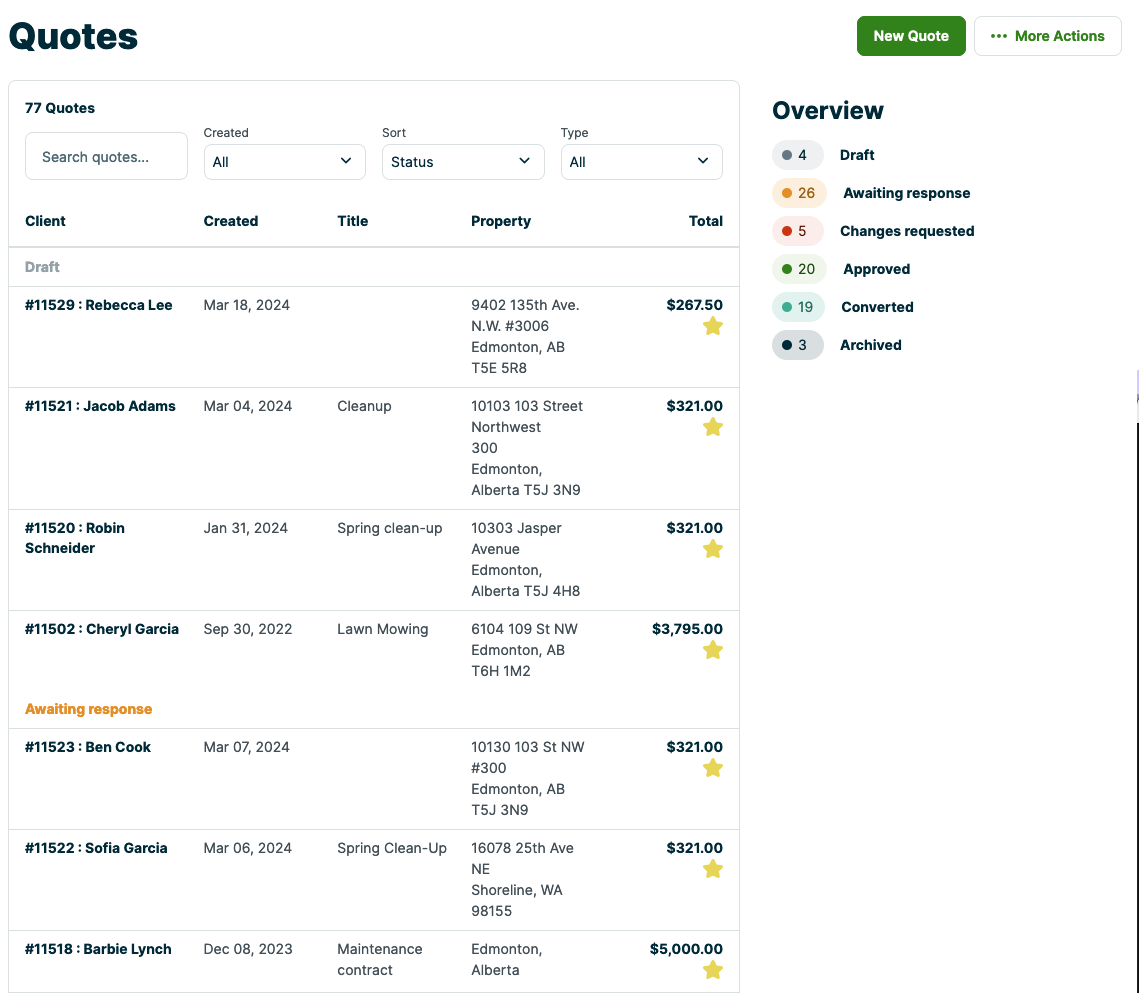 Quote Basics – Jobber Help Center