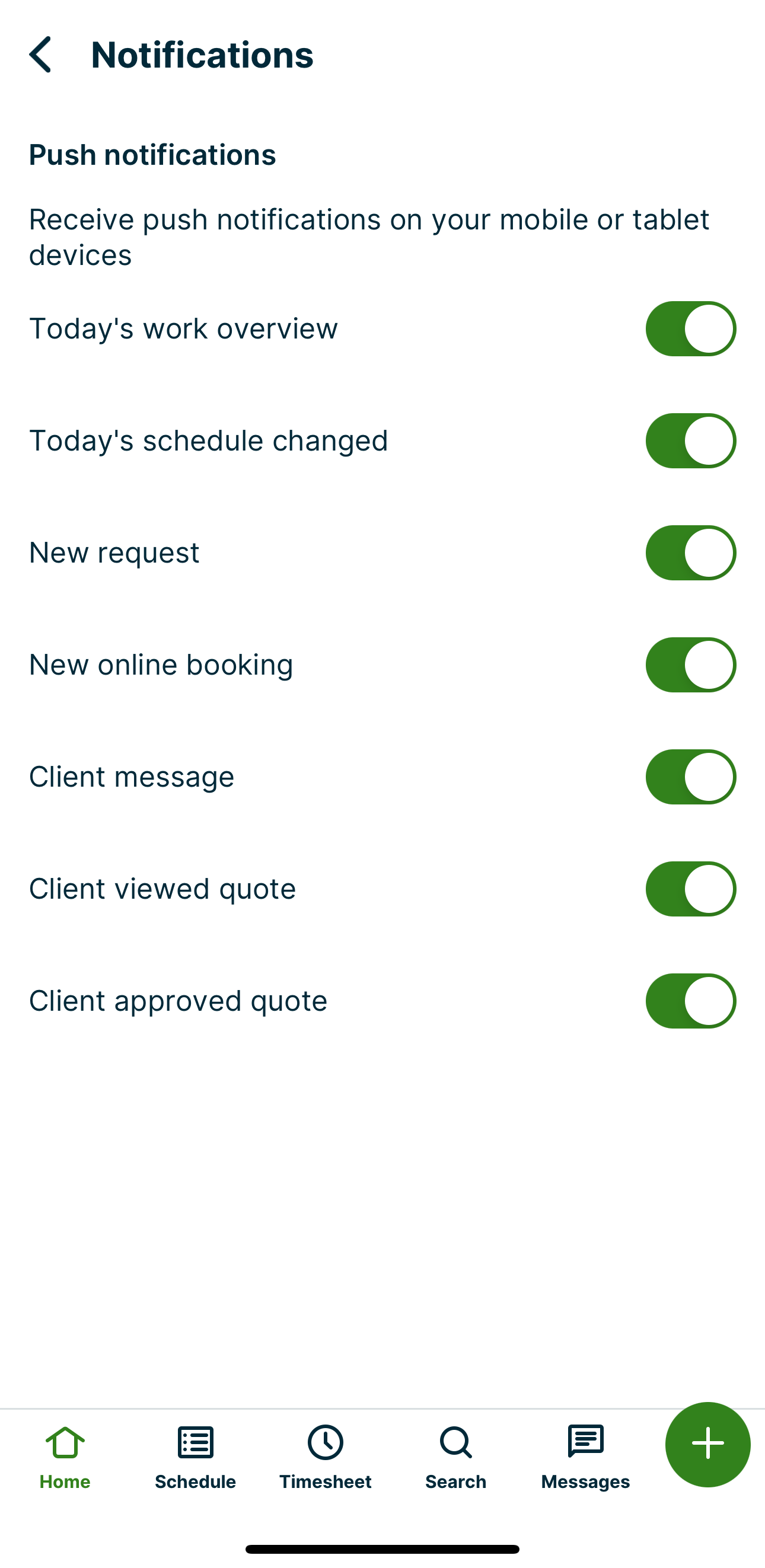 Push Notifications from the Jobber App – Jobber Help Center