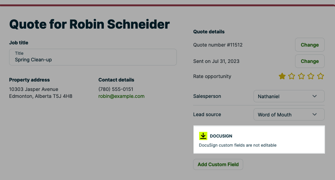 Custom Fields – Jobber Help Center