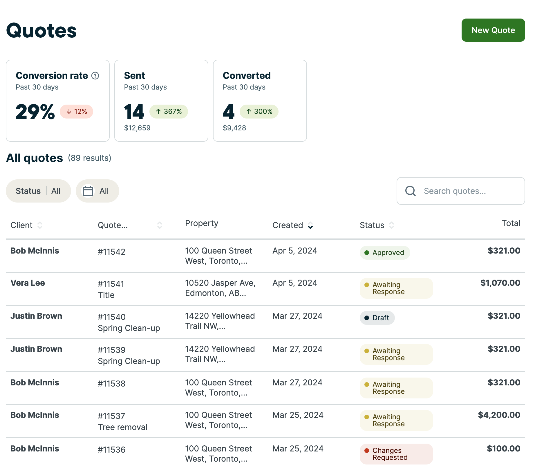 Quote Basics – Jobber Help Center