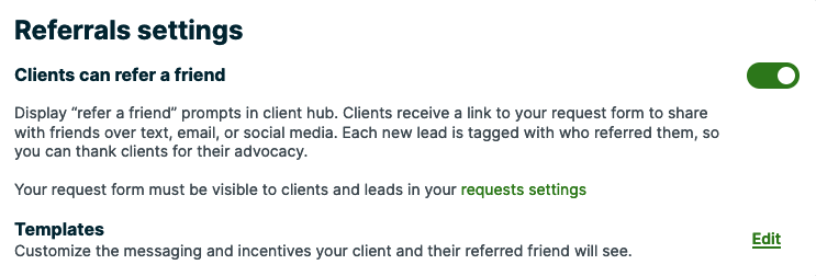 Referrals in Client Hub – Jobber Help Center