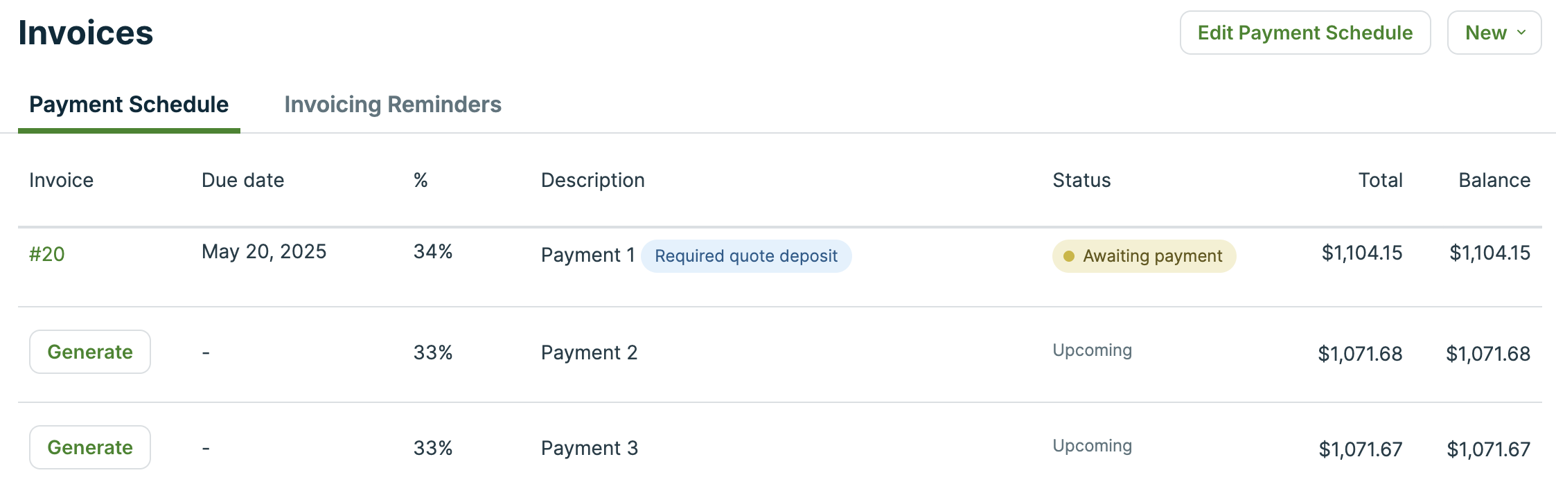 Progress Invoicing – Jobber Help Center