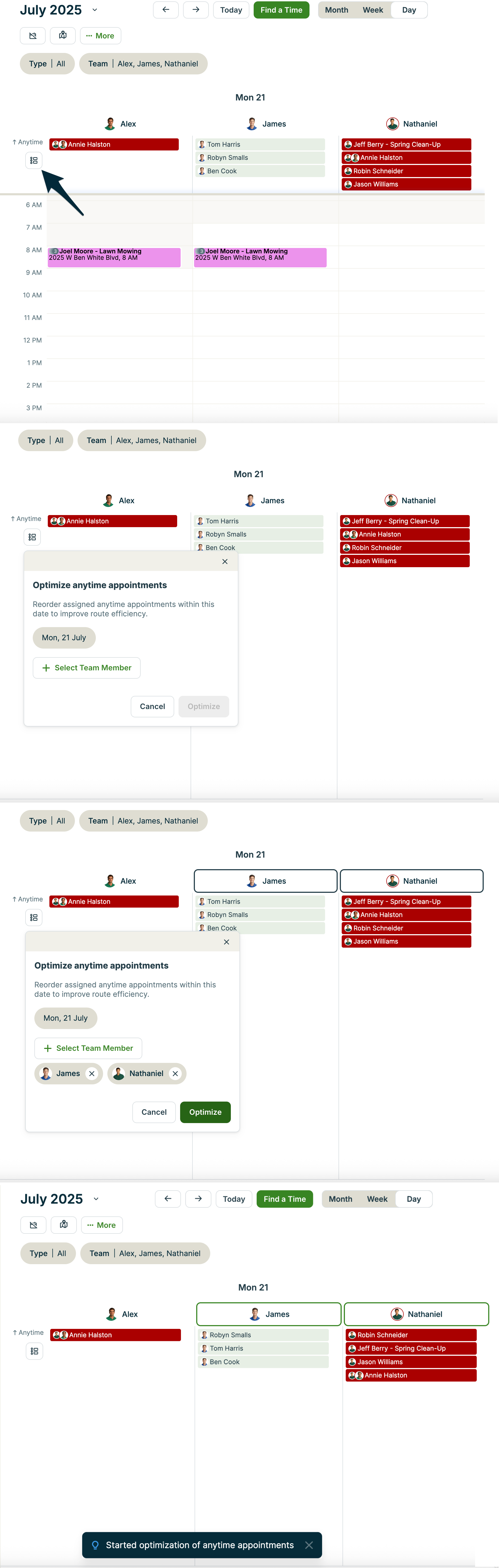 New Schedule – Jobber Help Center