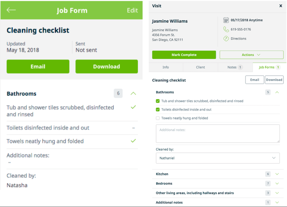 Job Forms – Jobber Help Center