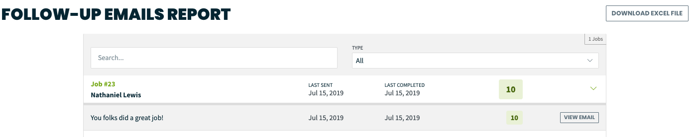 Job Follow-ups – Jobber Help Center