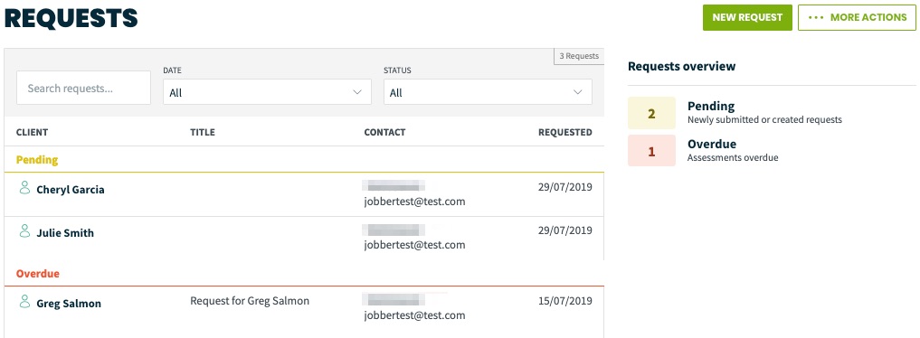Request Basics – Jobber Help Center